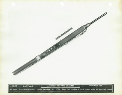 Clarke primer-actuated prototype carbine