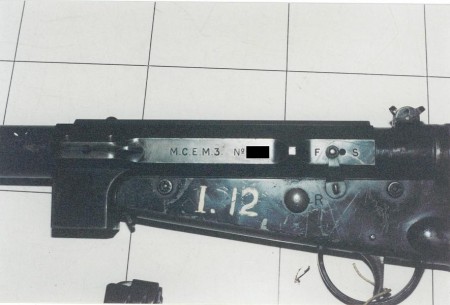 British prototype MCEM3 submachinegun
