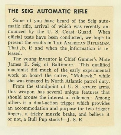 US Sieg rifle - Forgotten Weapons