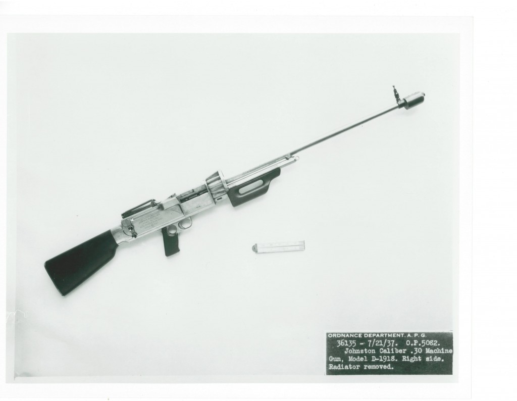 Johnston Model D1918 machine gun
