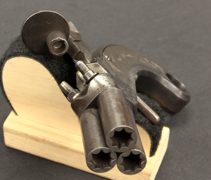 Triple Barrel Revolver