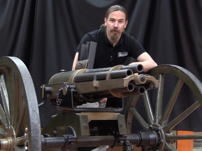 Guycot 40-Shot Chain Pistol (Video) - Forgotten Weapons