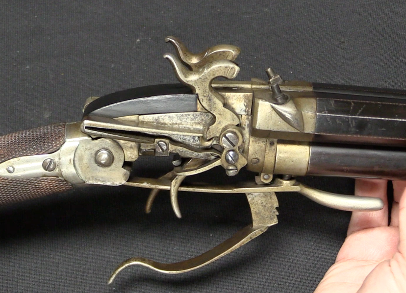 Triple Barrel Flintlock Pistol
