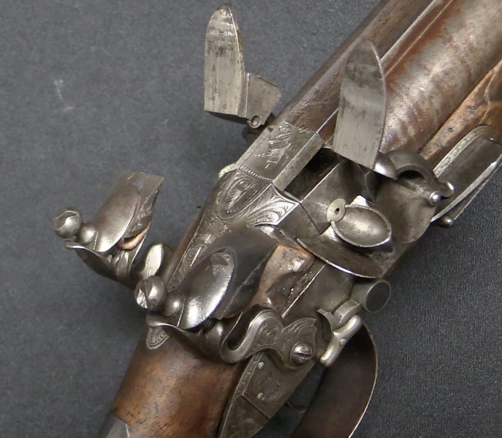 Lancaster Howdah Pistols at RIA - Forgotten Weapons