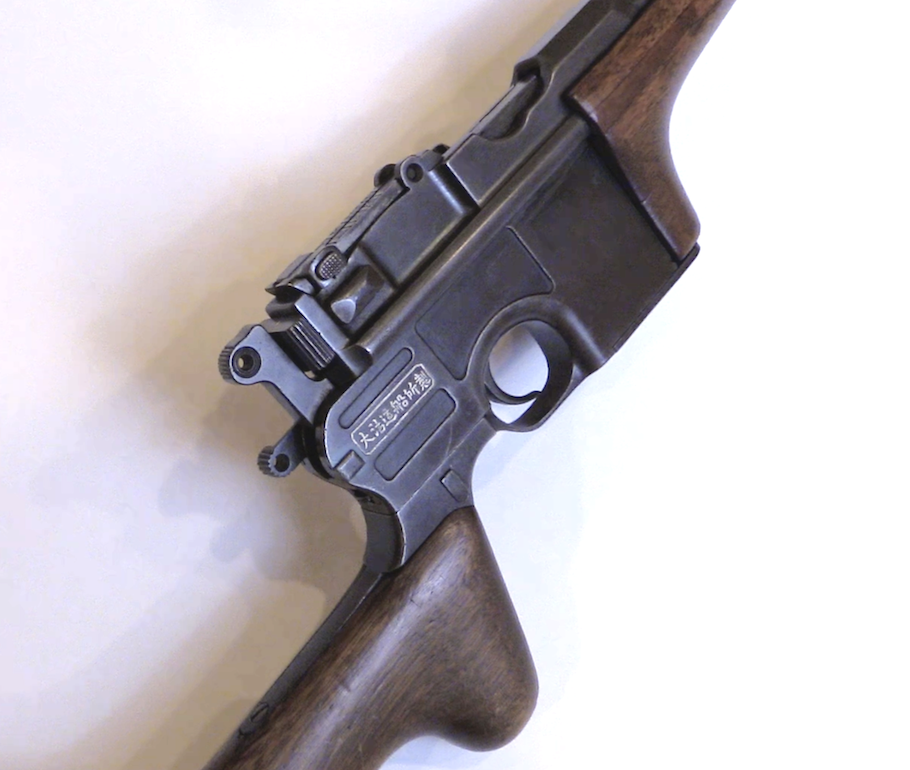 Chinese Warlord Pistols: The Huge Shanxi .45 ACP Broomhandle ...